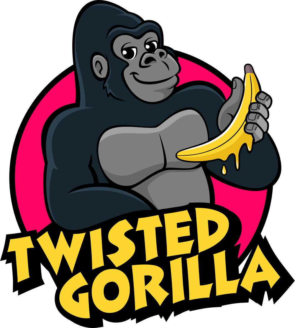 Twisted Gorilla Logo Sticker - Twisted Gorilla